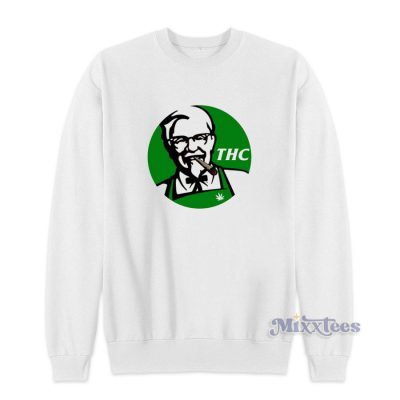 GRAB IT FAST KFC Parody THC Weed Sweatshirt for Unisex - Mixxtees.com
