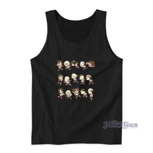 Attack On Titan Chibi Tank Top for Unisex - Mixxtees.com