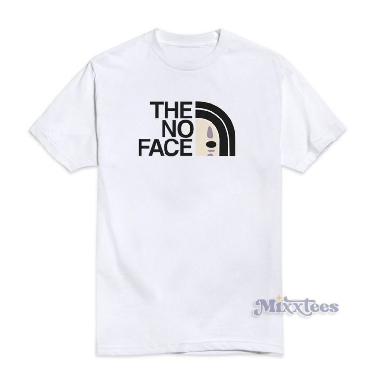 The No Face North Face Parody Anime T-Shirt - Mixxtees.com
