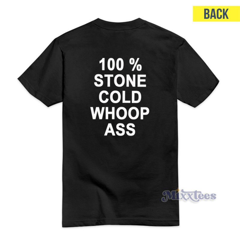 Stone Cold Steve Austin 100% Pure Whoop-Ass Skull T-Shirt - Mixxtees.com