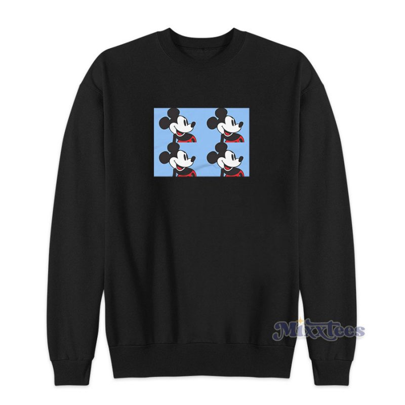 Disney Mickey Mouse Light Blue Sweatshirt for Unisex - Mixxtees.com