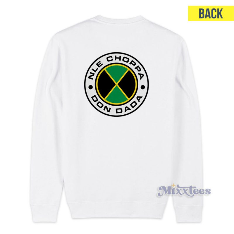 NLE Choppa Don Dada Flag Sweatshirt for Unisex - Mixxtees.com