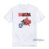 Shakira Akira Shotaro Kaneda Motorcycle T-Shirt - Mixxtees.com