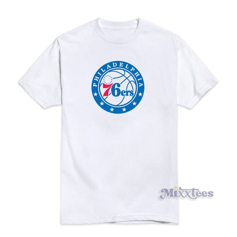 Philadelphia 76ers Logo T-Shirt For Unisex - Mixxtees.com