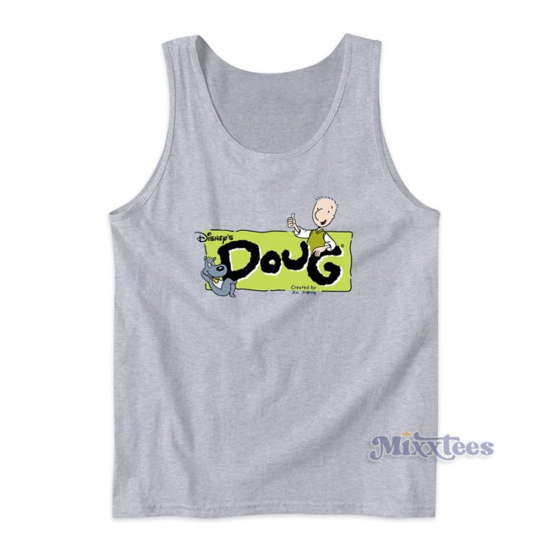 Disney's Doug Vintage Tank Top for Unisex - Mixxtees.com