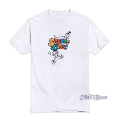 Sesame Street Bert And Ernie Retro T-Shirt - Mixxtees.com