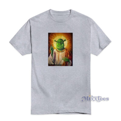 Shrek Jesus Meme T-Shirt For Unisex - Mixxtees.com
